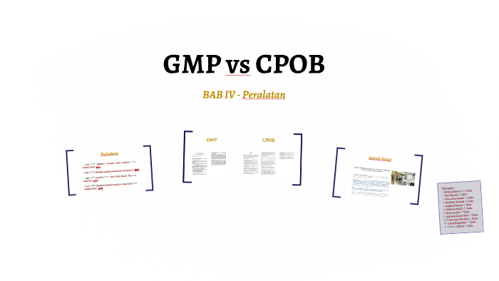 GMP vs CPOB by Renisa Azalia on Prezi