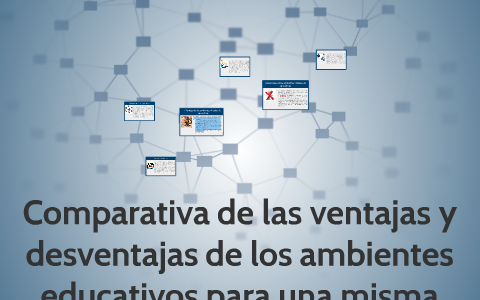 Comparativa de las ventajas y desventajas de los ambientes by Cynthia ...
