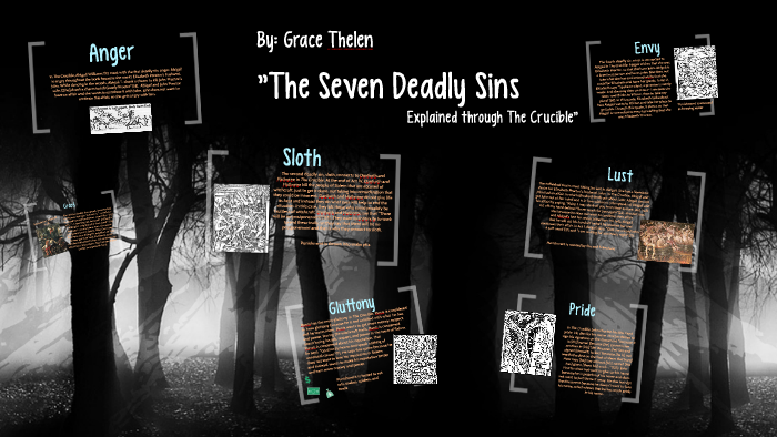 "The Seven Deadly Sins" by Grace Thelen on Prezi