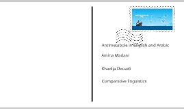 Antimetabole in English and Arabic by amina madani on Prezi
