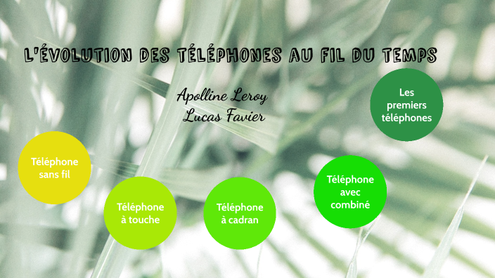 Les téléphones portables by Lucas Favier on Prezi