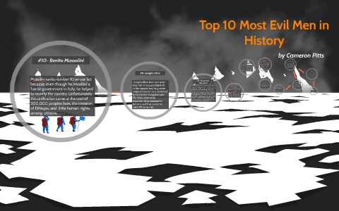 Top 10 Most Evil Men in History by Cameron Pitts on Prezi