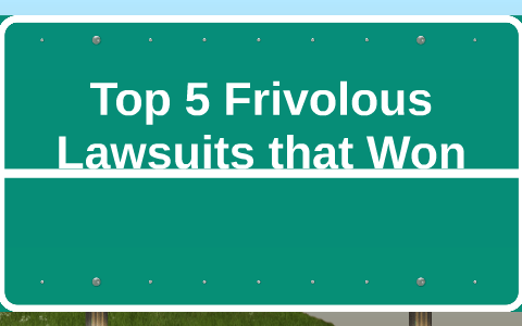 Top 5 Frivolous Lawsuits that Won by Kenan McCoy on Prezi