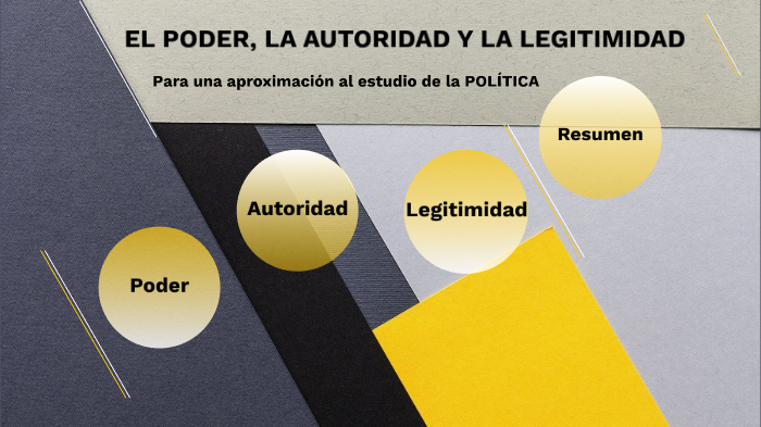 EL PODER, LA AUTORIDAD Y LA LEGITIMIDAD by Wilman Delgado on Prezi