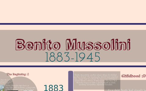 Benito Mussolini: A Biography by Sierra Holmes