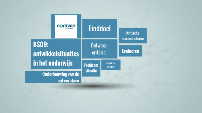 Onderbouwing van de ontwerpfase by Hilde Pit on Prezi