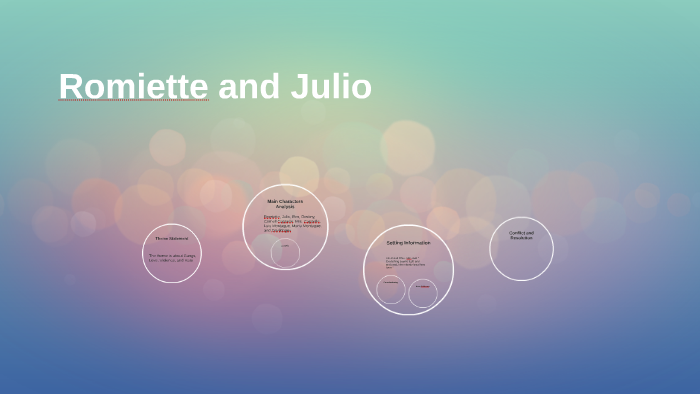 Romiette and Julio by Marisol Sandoval on Prezi