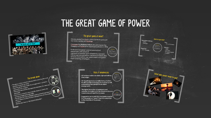 THE GREAT GAME OF POWER by on Prezi