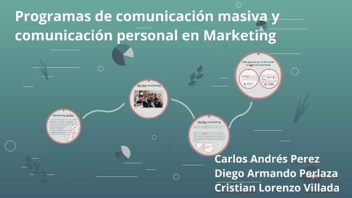 Programas de comunicación masiva y comunicación personal en by diego ...