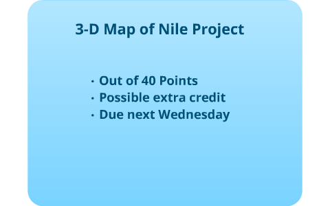3D map of Nile by Matt Smith on Prezi