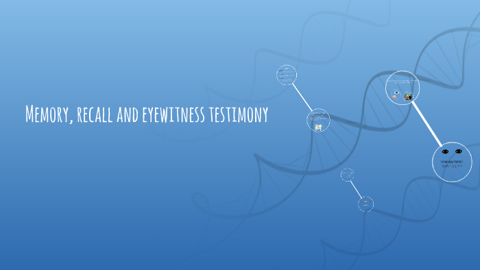 Memory, recall and eyewitness testimony by Phoebe Clewley on Prezi
