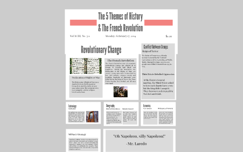 The 5 Themes of History & The French Revolution by Corinne Maier on Prezi