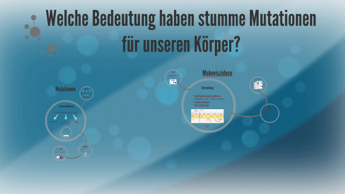 Welche Bedeutung haben stumme Mutationen für unseren Körper? by antonia ...