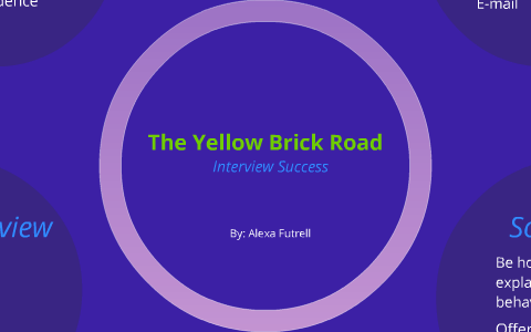The Yellow Brick Road (Interview Success) by Alexa Futrell on Prezi