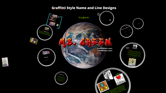 Graffitti Style Name Line Designs by tasheeia green