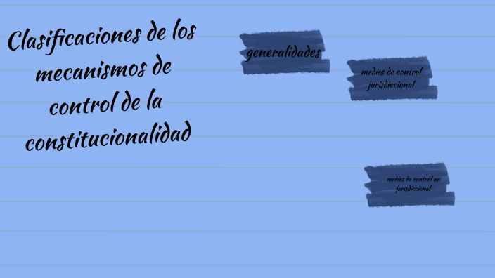 Clasificaciones de los mecanismos de control de la constitucionalidad ... Clasificaciones de los mecanismos de control de la constitucionalidad ...