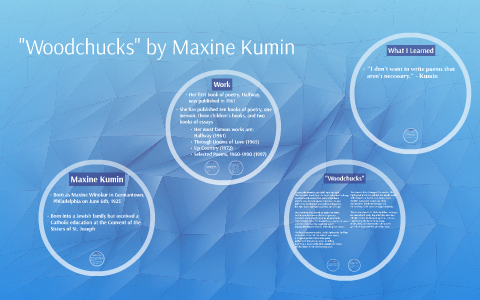 "Woodchucks" by Maxine Kumin by Eileen Reyes on Prezi