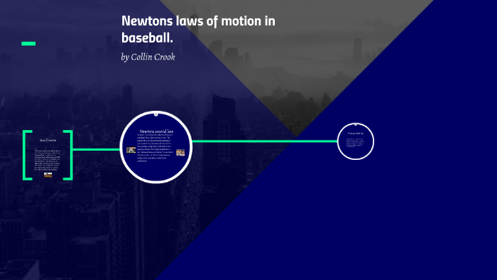 Newtons laws of motion in baseball. by collin crook on Prezi