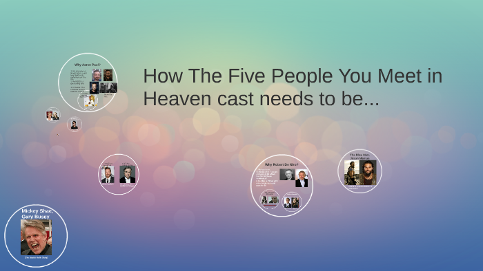 How The Five People You Meet in Heaven cast needs to be... by Callaway ...