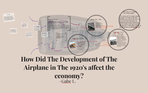 How did airplanes effect society in the 1920's? by Gabe Latoraca on Prezi