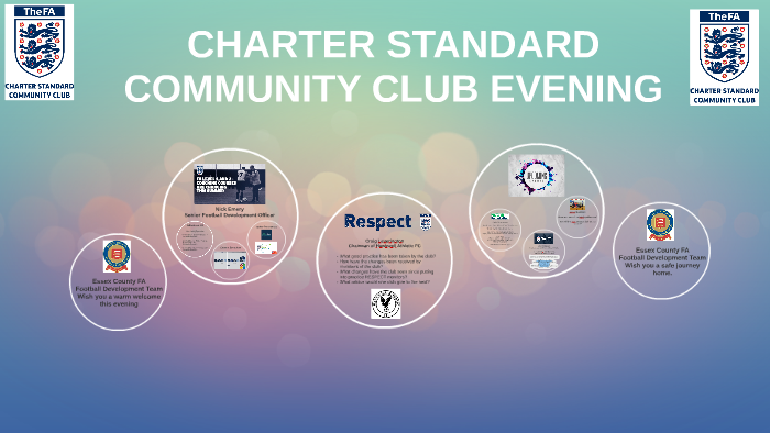 CHARTER STANDARD COMMUNITY CLUB EVENING by Danielle Warnes on Prezi