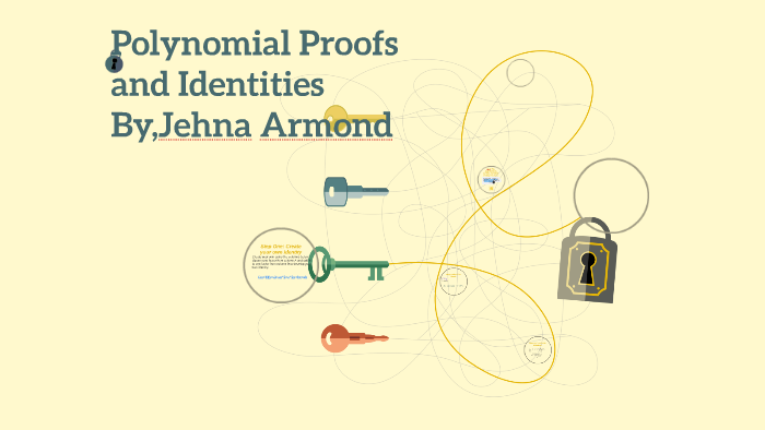 Polynomial Proofs and Identities by Jehna Armond
