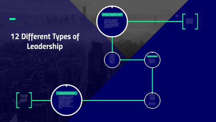 12 Different Types of Leadership by Ross Newhook on Prezi