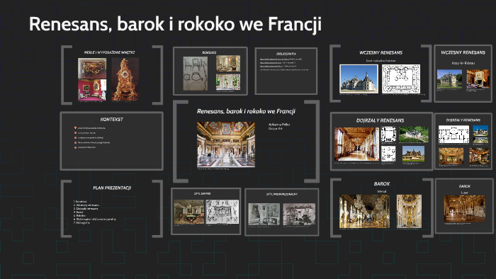 Renesans, barok i rokoko we Francji by Adrianna Pełko