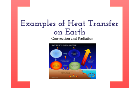 Examples of Heat Transfer on Earth by Nicole Sidor