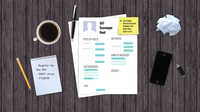 AVID: SAT Scavenger Hunt by on Prezi