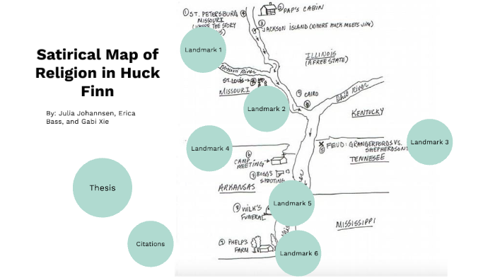 Huck Finn Map by Julia Johannsen on Prezi