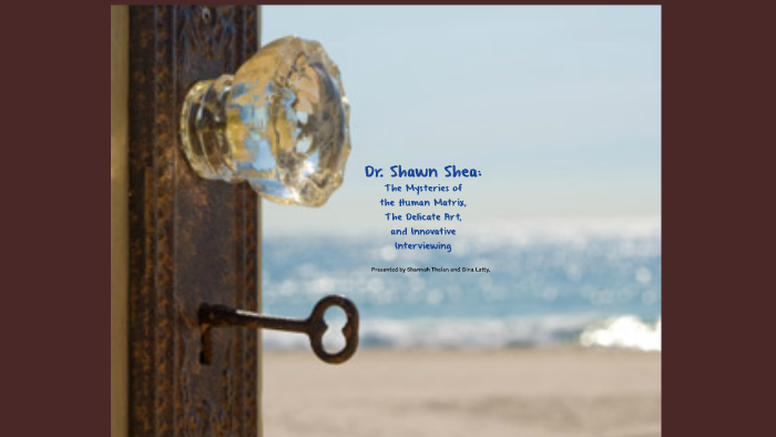 Unlocking the Secrets of Suicide, Dr. Shawn Shea by Shannah Thelen on Prezi