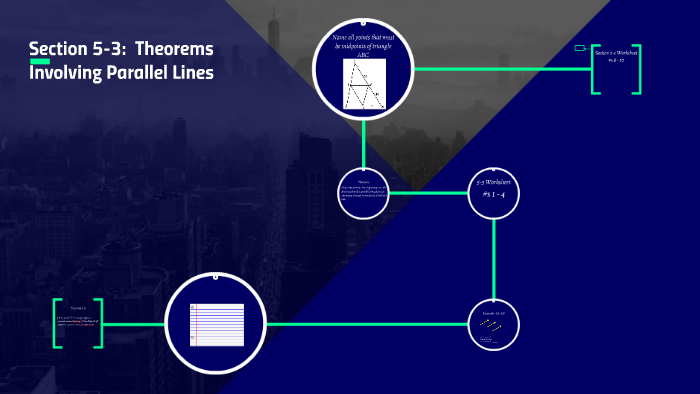 Section 5-3: Theorems Involving Parallel Lines by Lisa Sgaramella on Prezi