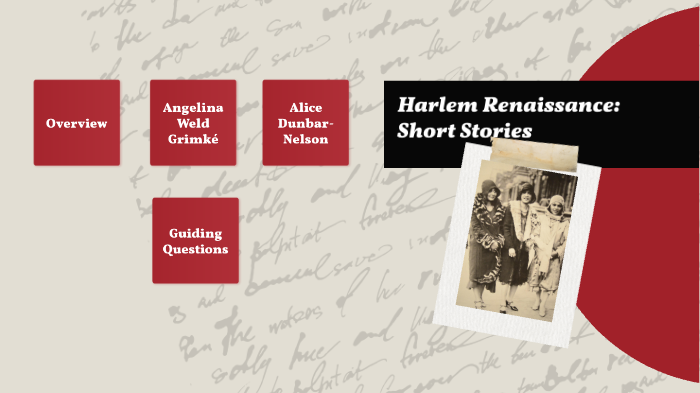 The Harlem Renaissance: Short Stories by Sheneese Thompson on Prezi