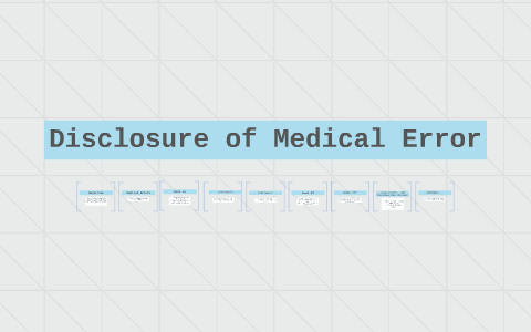 Disclosure of Medical Error by Becca Bledsoe on Prezi