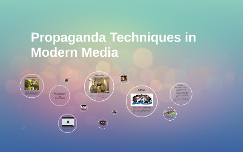 Propaganda in Modern Media by Alexandra Wells