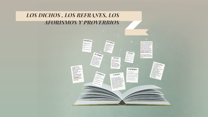LOS DICHOS Y LOS REFRANES by Camila muñoz on Prezi