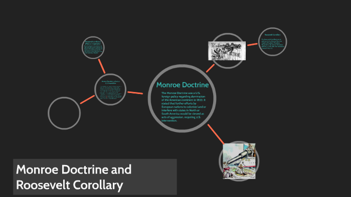Monroe Doctrine and Roosevelt Corollary by team monroe on Prezi