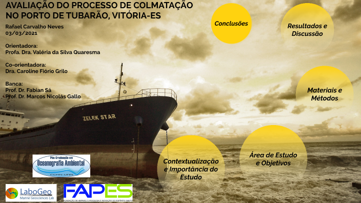 AVALIAÇÃO DO PROCESSO DE COLMATAÇÃO NO PORTO DE TUBARÃO, VITÓRIA-ES by ...