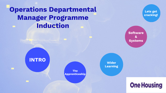 OH Operations Departmental Manager Programme Induction by One Academy ...