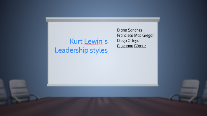 Kurt Lewin´s Leadership styles by giovanna gomez on Prezi