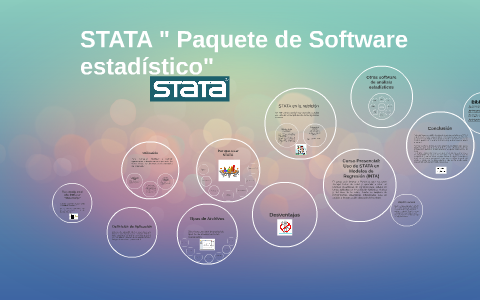 STATA " Paquete de Software estadístico" by on Prezi