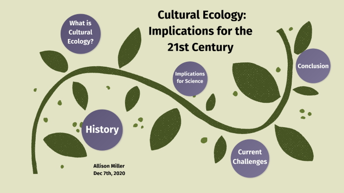 Cultural Ecology: Implications for the 21st Century by allison on Prezi