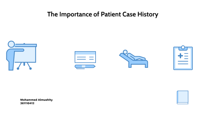 The Importance of Patient Case History by Mohammed Almushity on Prezi