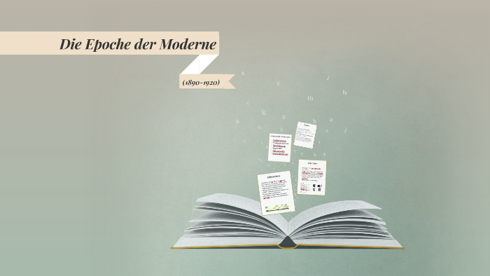 Die Epoche der Moderne by Nina Kührlings on Prezi