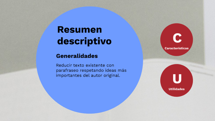 Resumen Descriptivo by Steve mobs on Prezi