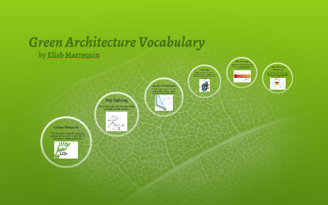 Green Architecture Vocabulary by eliab marroquin on Prezi