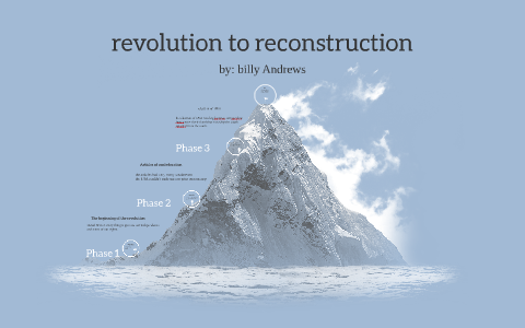 revolustion to restruction by billy andrews on Prezi