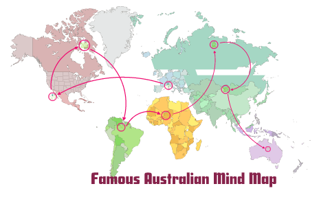 Famous Australian Mind Map by Sanshea Mendes on Prezi