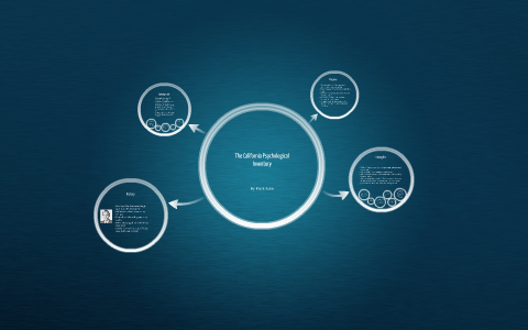 The California Psychological Inventory by Mark Sabo on Prezi